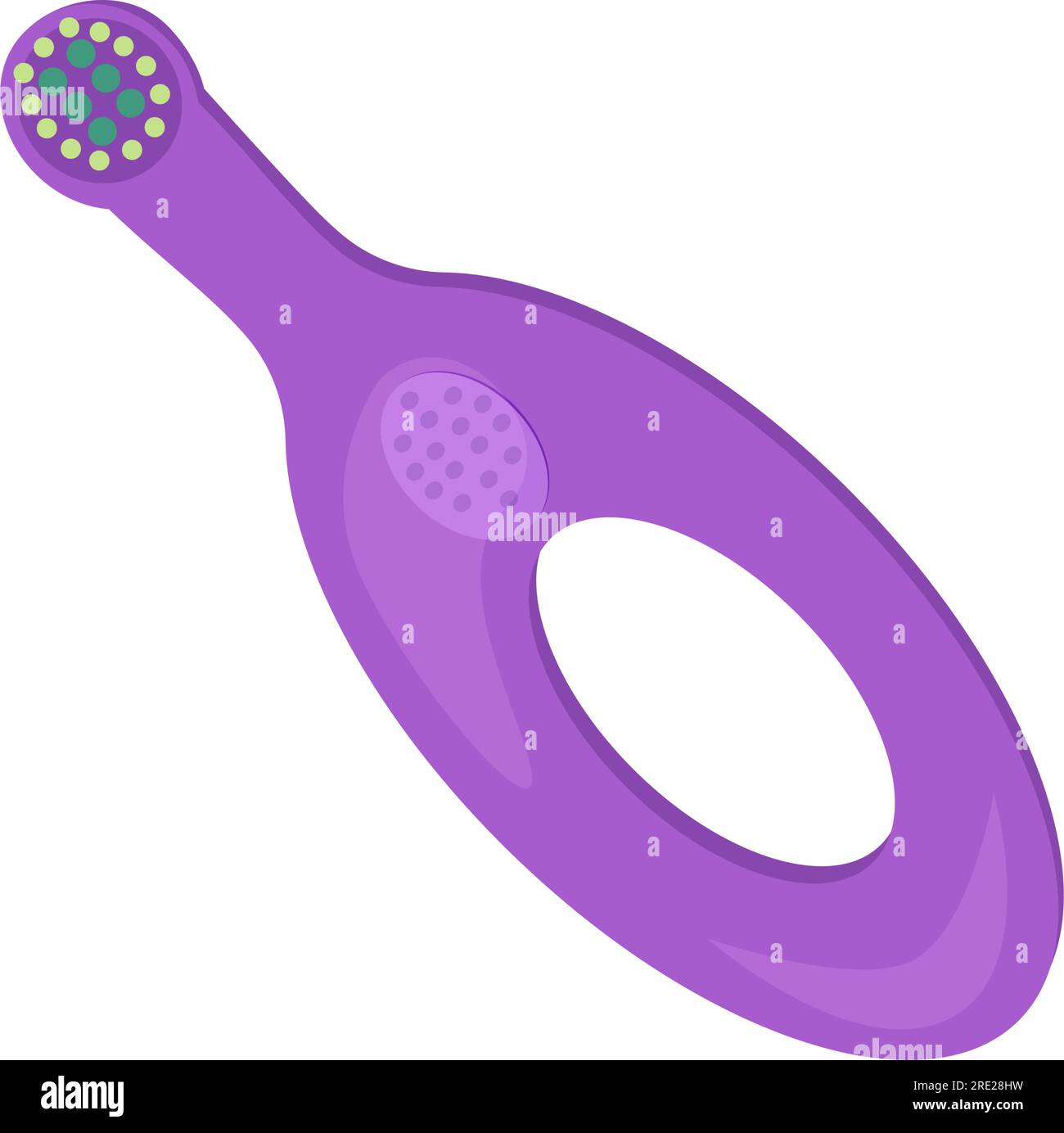 Purple toothbrush illustration Stock Vector Image & Art - Alamy