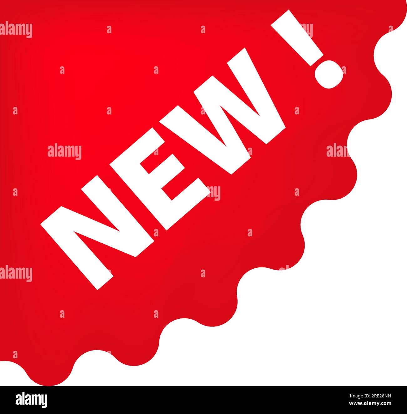 New lettering in corner Stock Vector Image & Art - Alamy