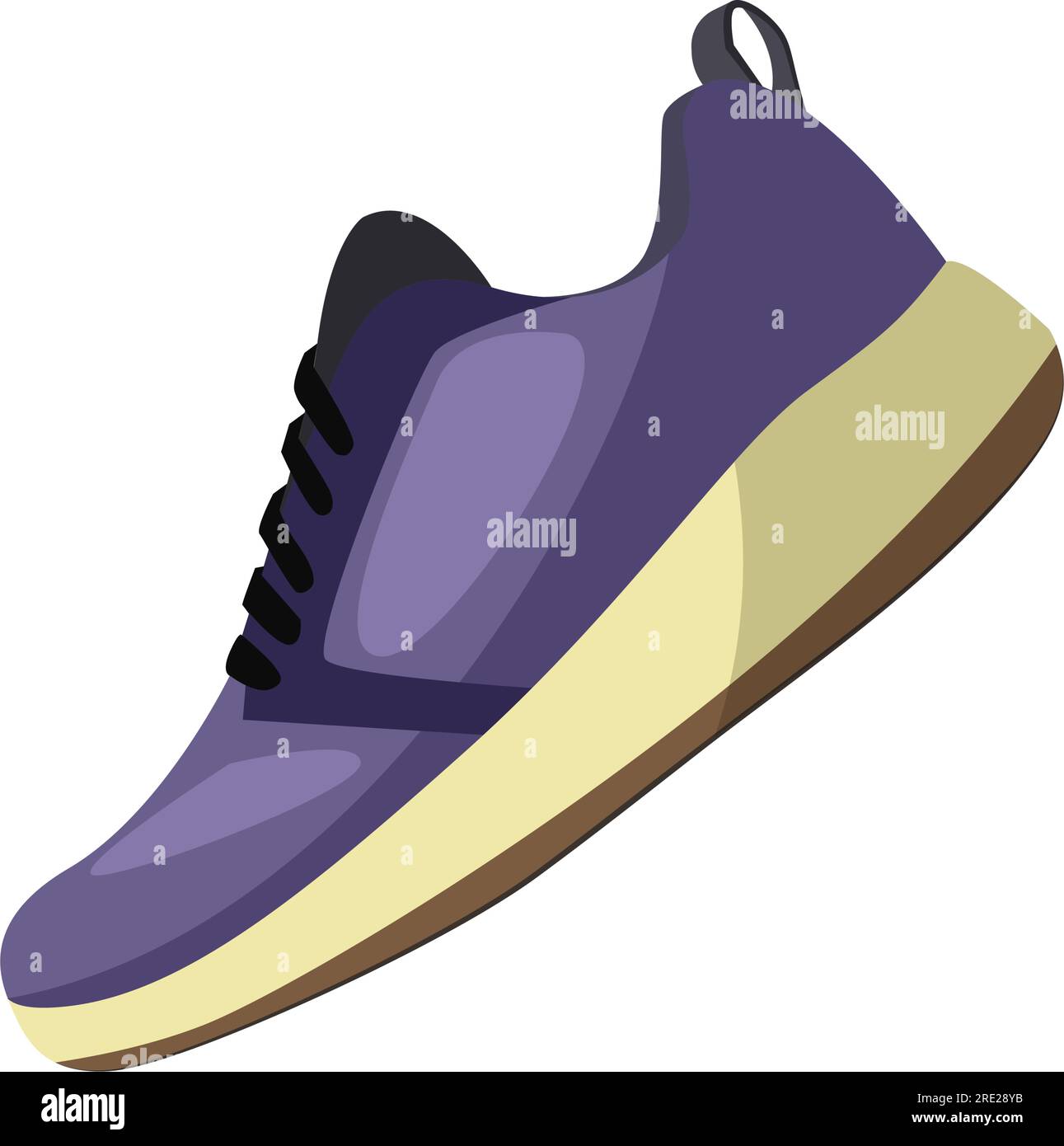 Fitness shoe with rubber sole Stock Vector Image & Art - Alamy