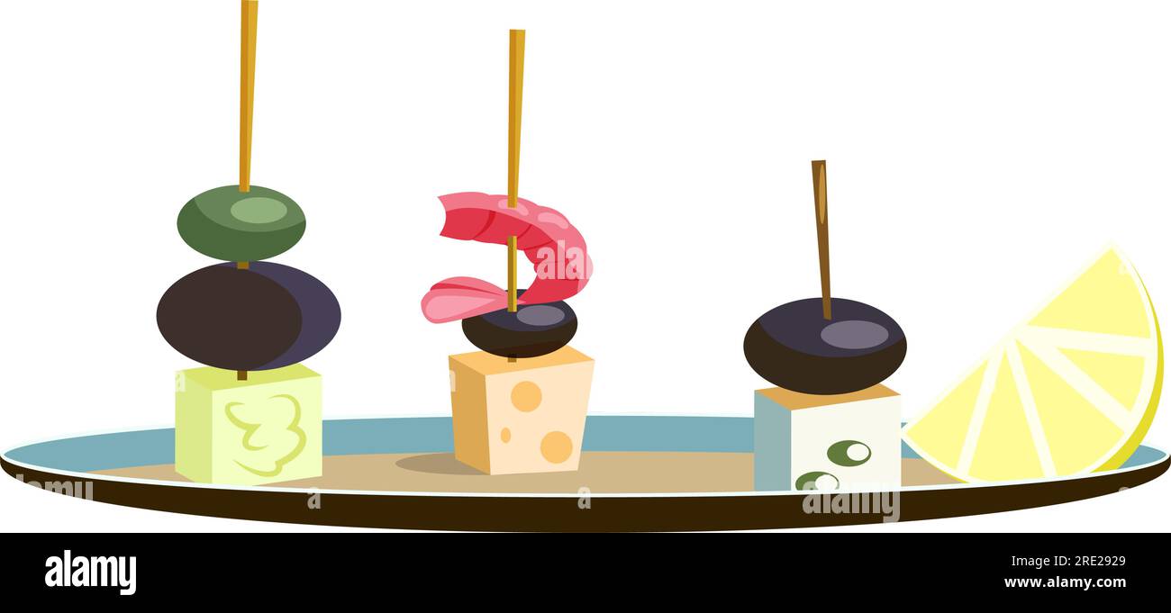 Light food snacks illustration Stock Vector Image & Art - Alamy