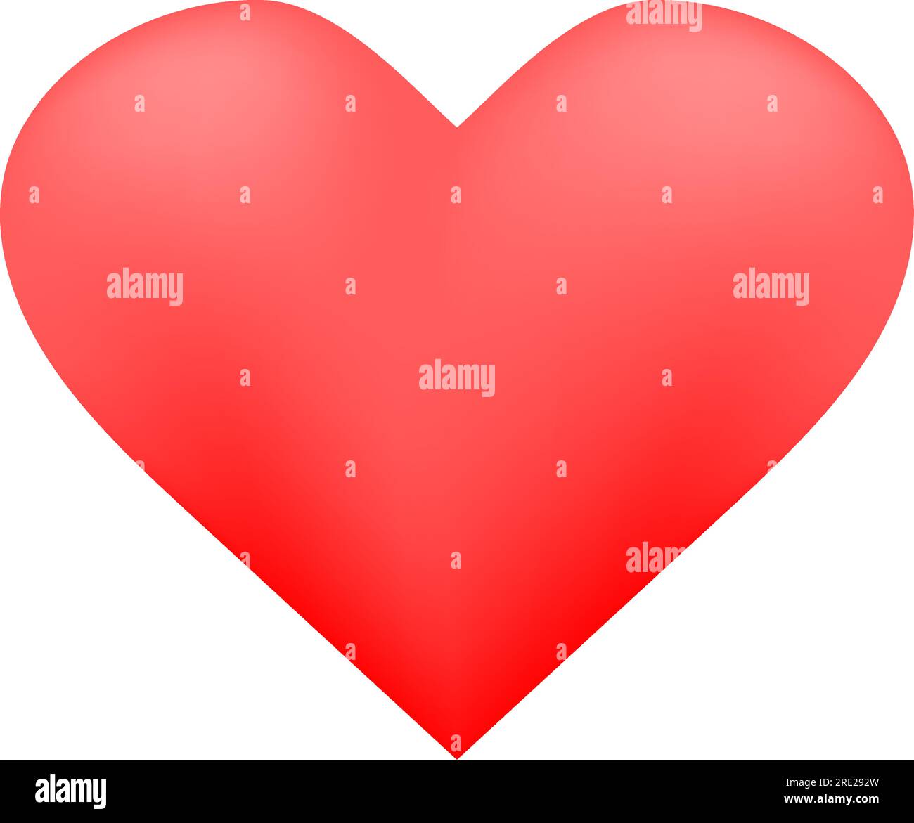 Small red heart illustration Stock Vector Image & Art - Alamy