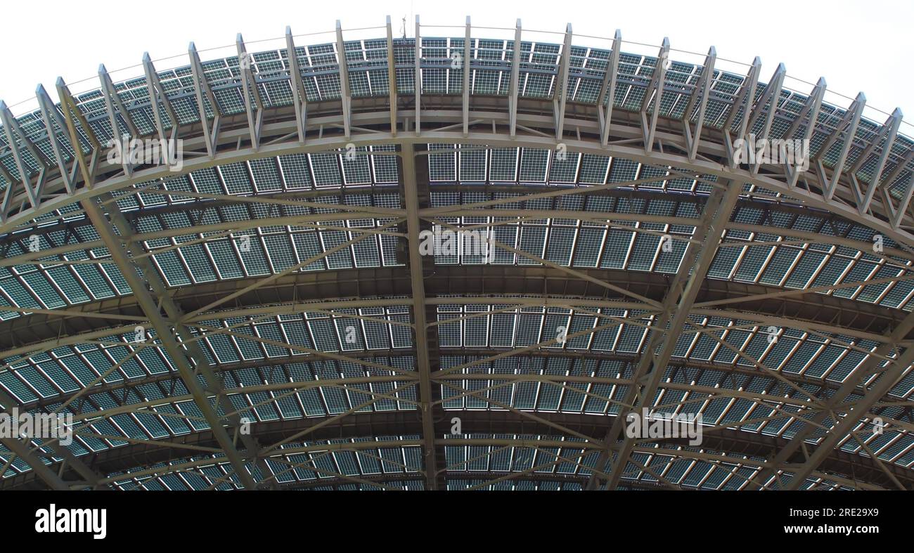 Sky And Steel Roof. Photo Taken In Dubai, UAE Stock Photo - Alamy