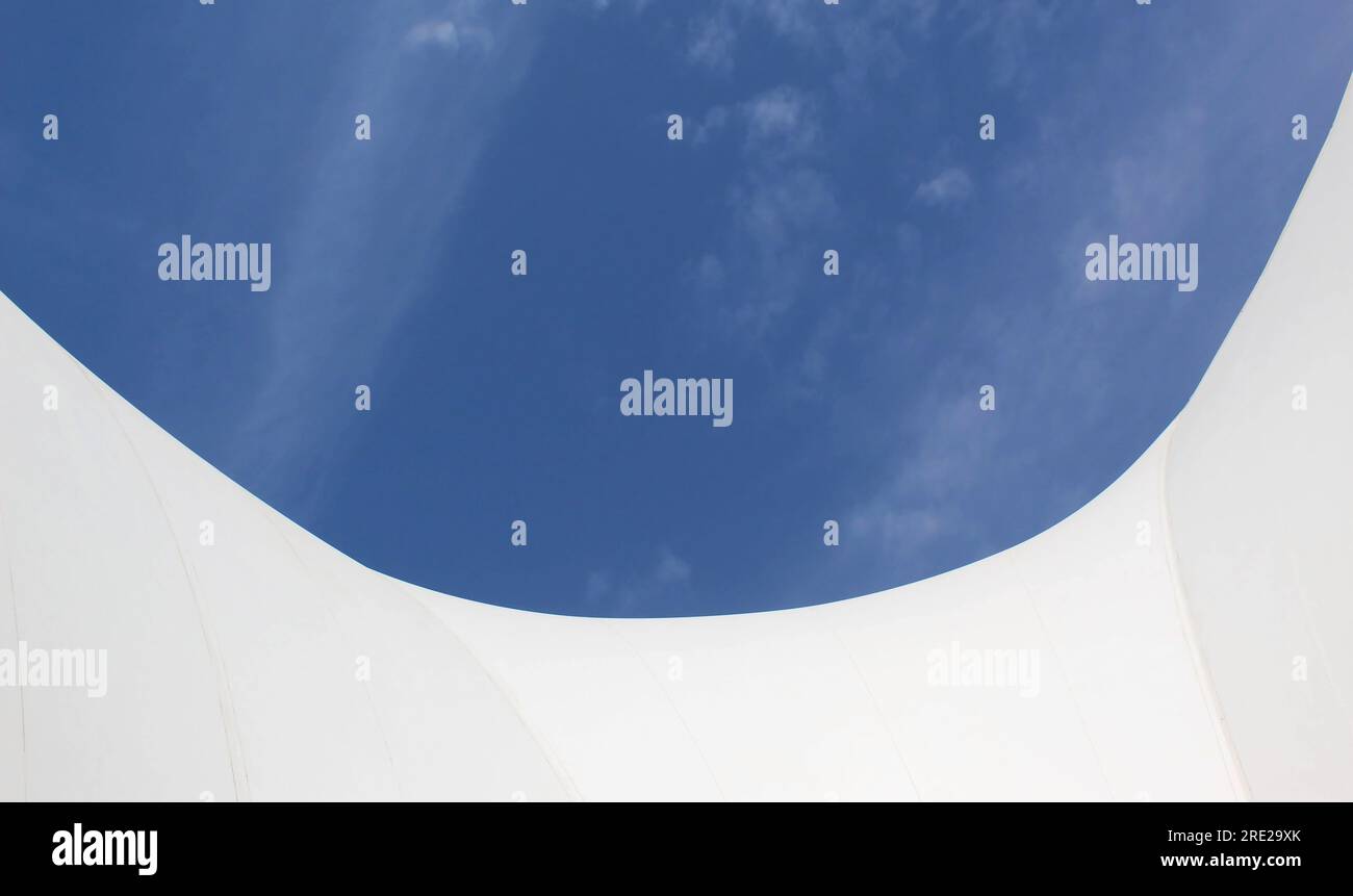 Patterns and The Blue Sky. Photo Taken In Dubai, UAE Stock Photo - Alamy