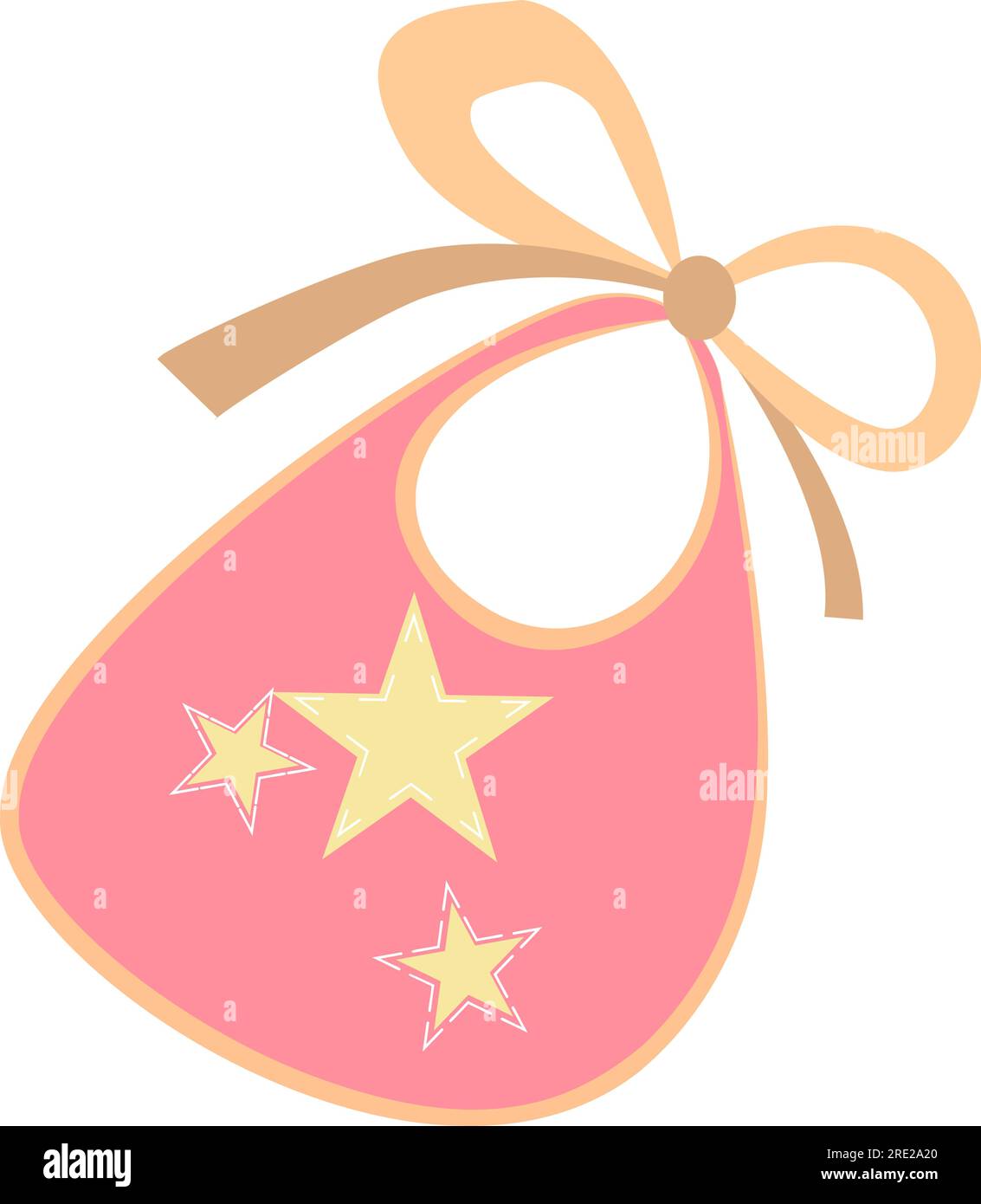 Pink burb cloth illustration Stock Vector Image & Art - Alamy