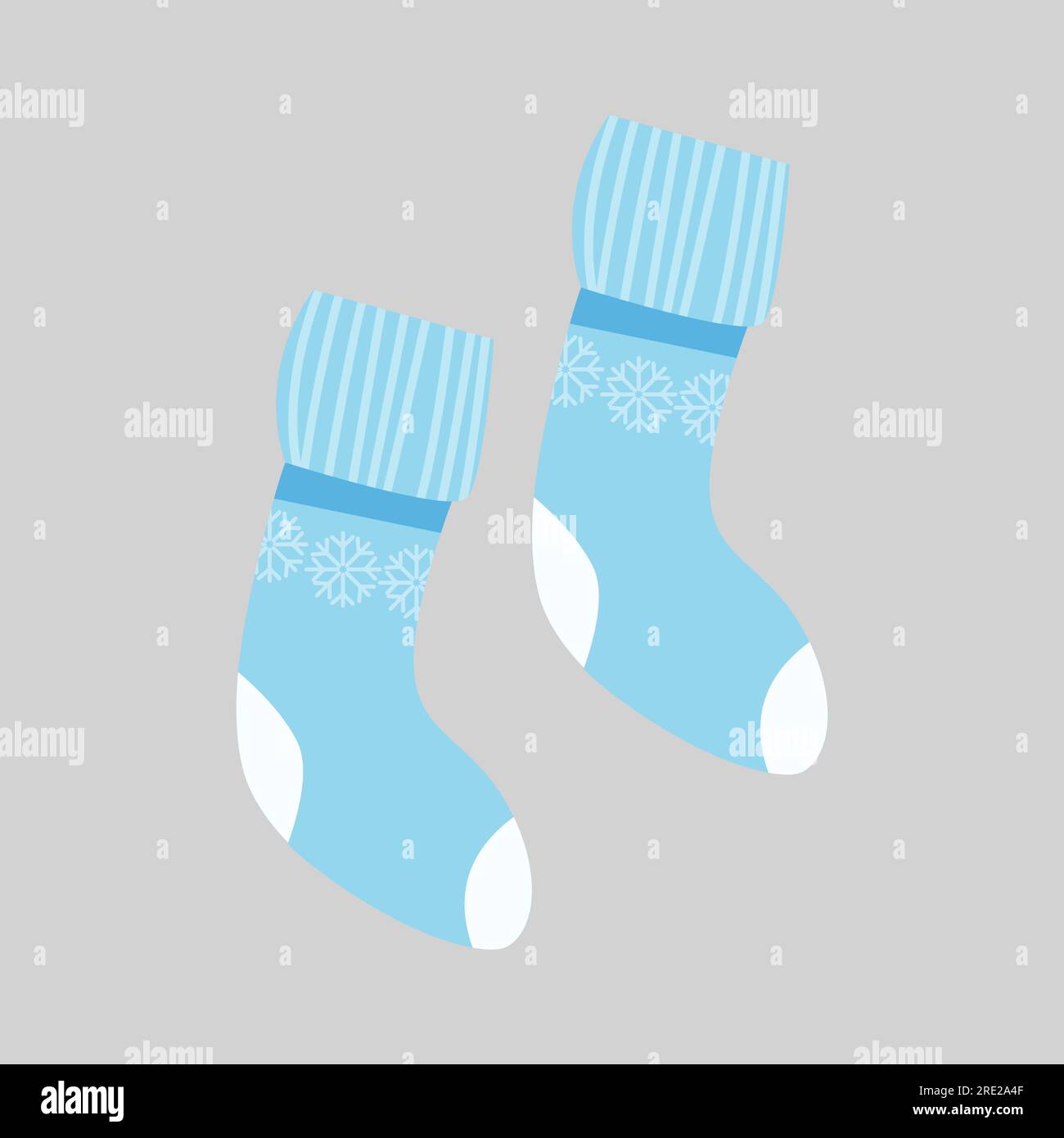 Blue socks illustration Stock Vector Image & Art - Alamy