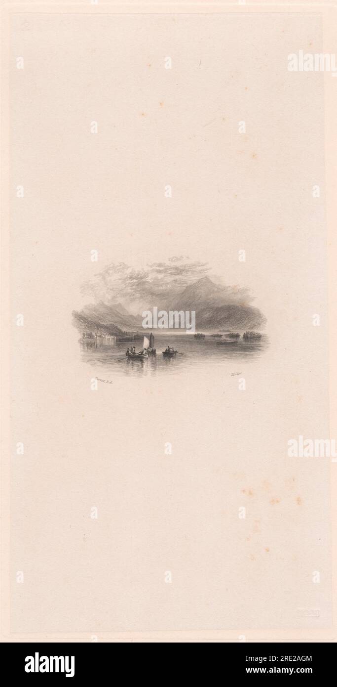 Loch Lomond 1834 by William Miller Stock Photo - Alamy