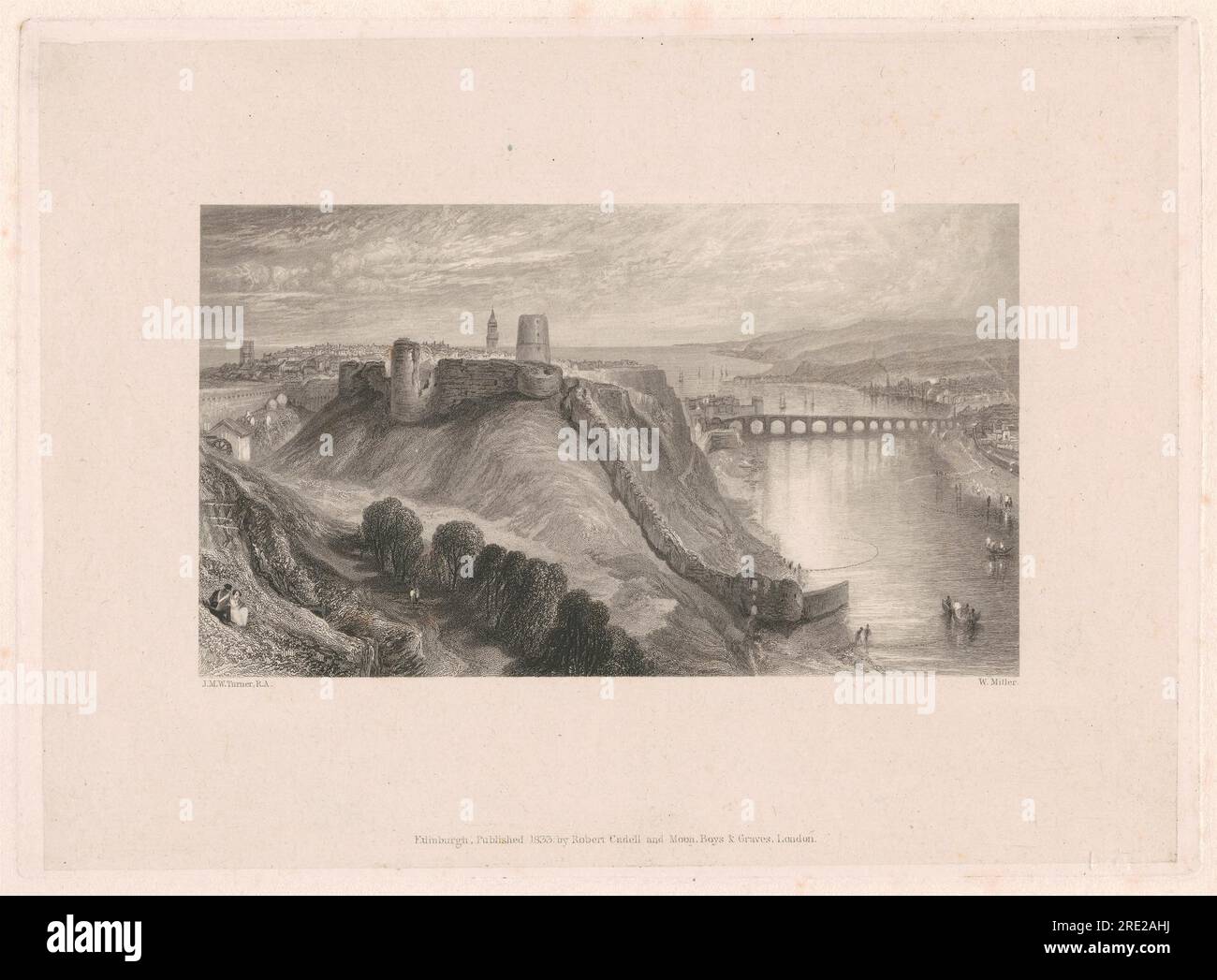 Berwick-on-Tweed 1834 by William Miller Stock Photo - Alamy