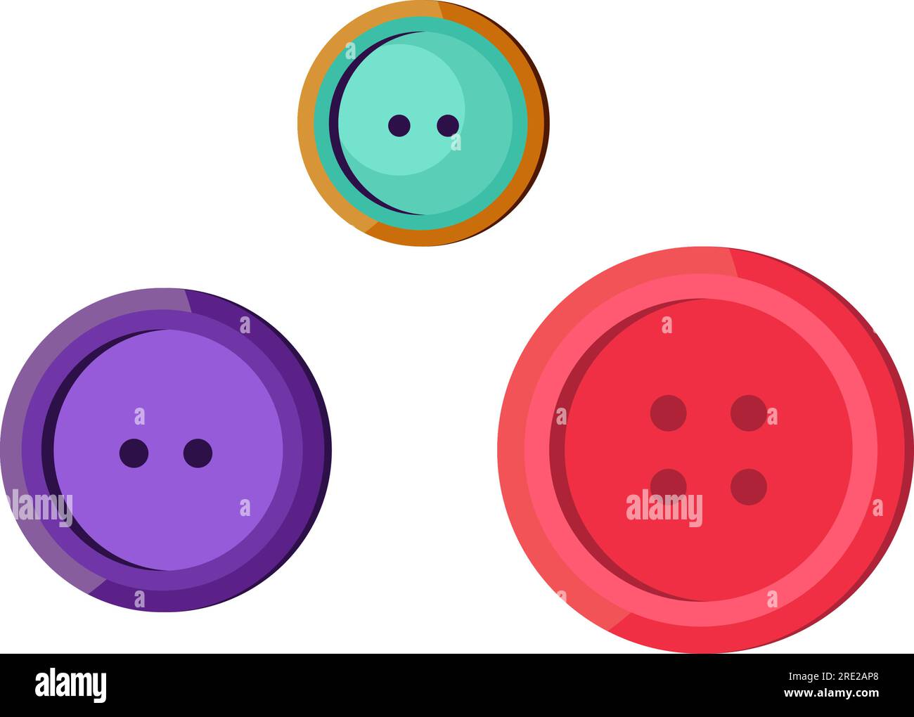 Variety of buttons Stock Vector Images - Alamy