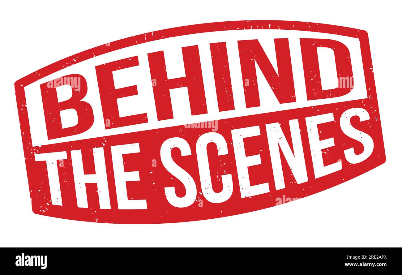 Behind The Scenes Movie Stock Vector Images Alamy