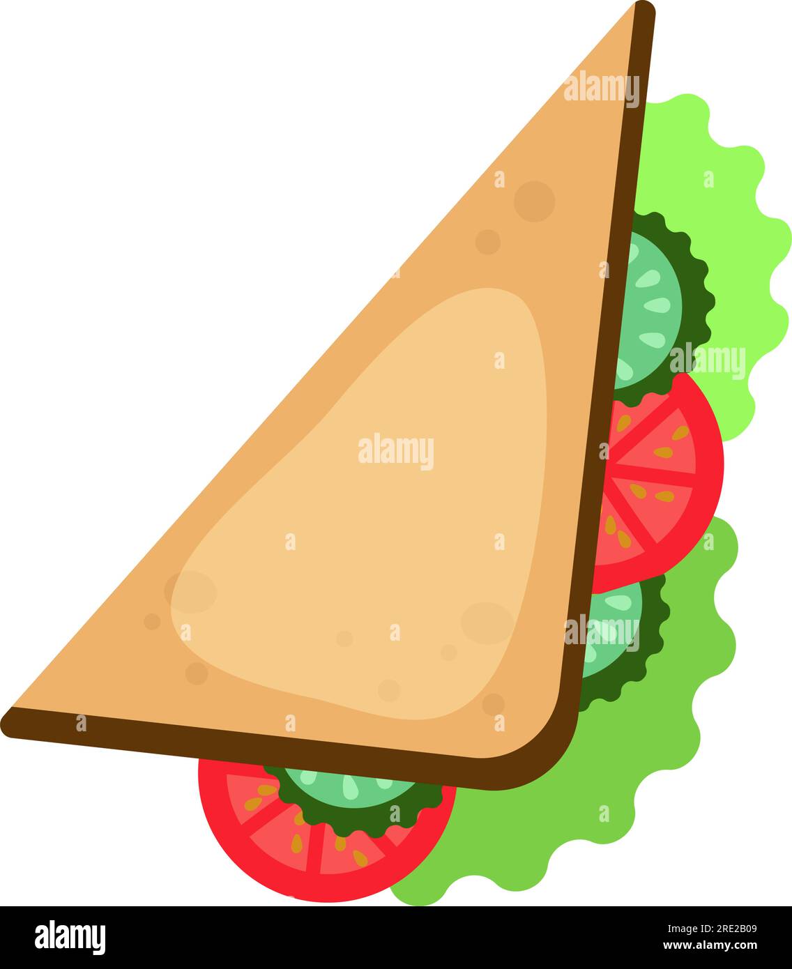 Delicious vegetable sandwich Stock Vector Image & Art - Alamy