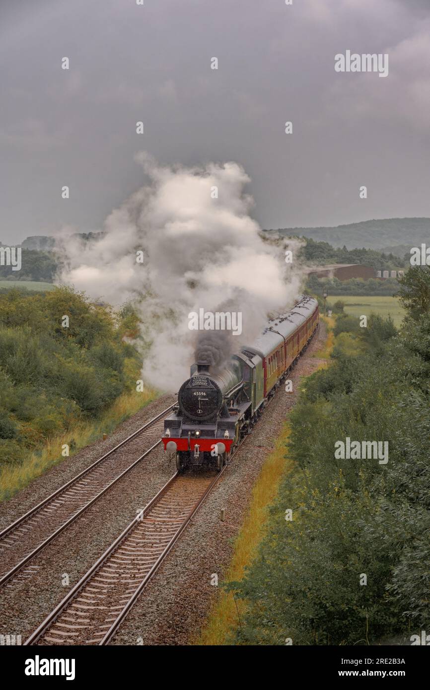 In not so Bahamic weather conditions at Masters Crossing, Steam Train ...