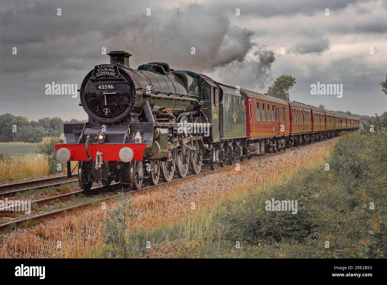 In not so Bahamic weather conditions at Masters Crossing, Steam Train ...