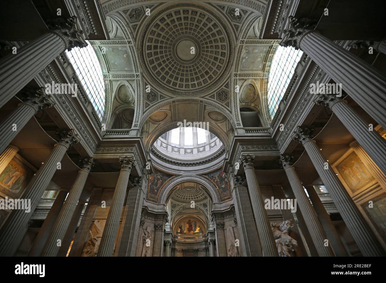 Pantheon interior - Paris, France Stock Photo - Alamy