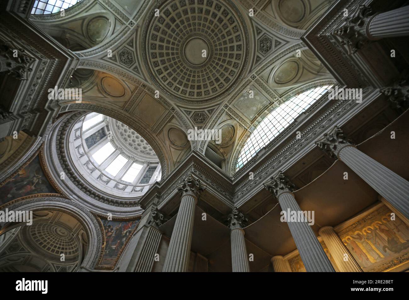 Ceiling in Pantheon - Paris, France Stock Photo - Alamy
