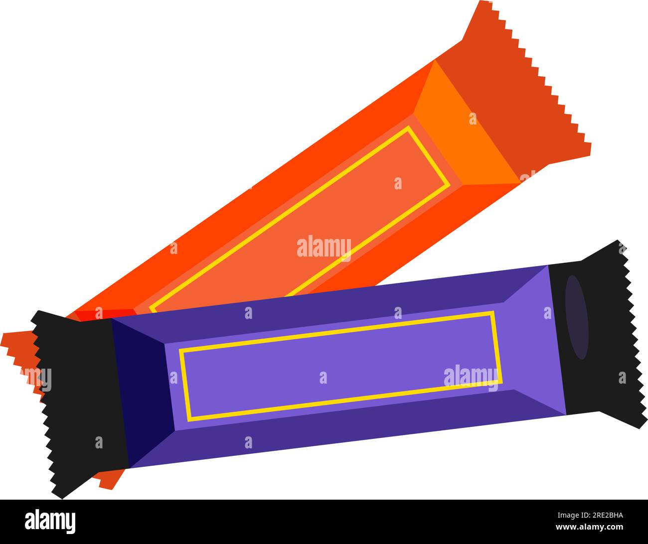 Food granola bar isolated Stock Vector Images - Alamy