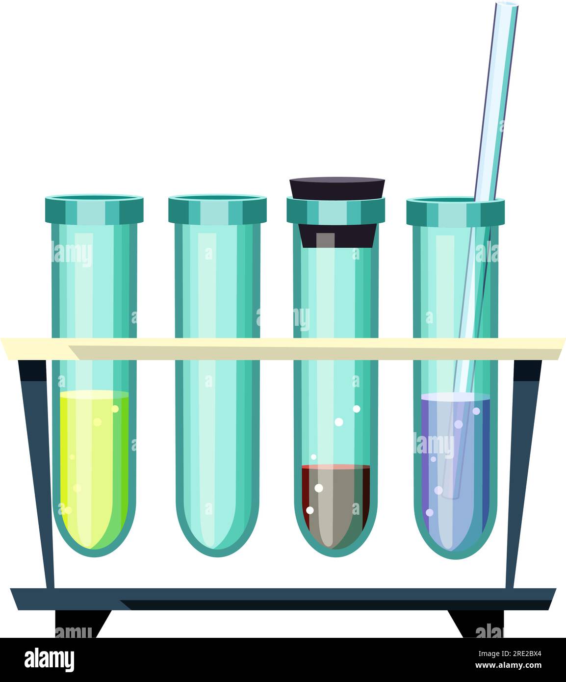 Set of laboratory test tubes Stock Vector Image & Art - Alamy