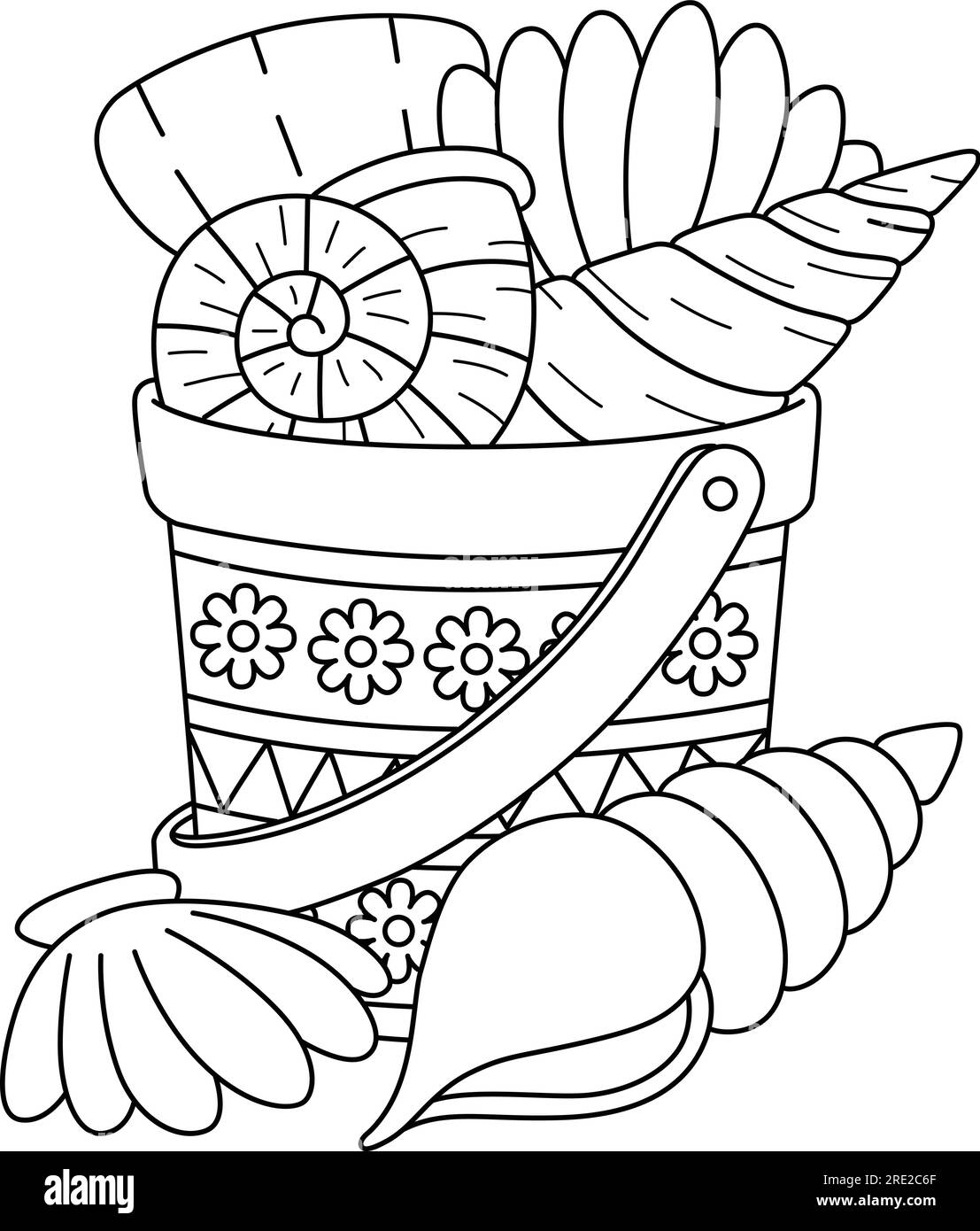 Bucket Coloring Page
