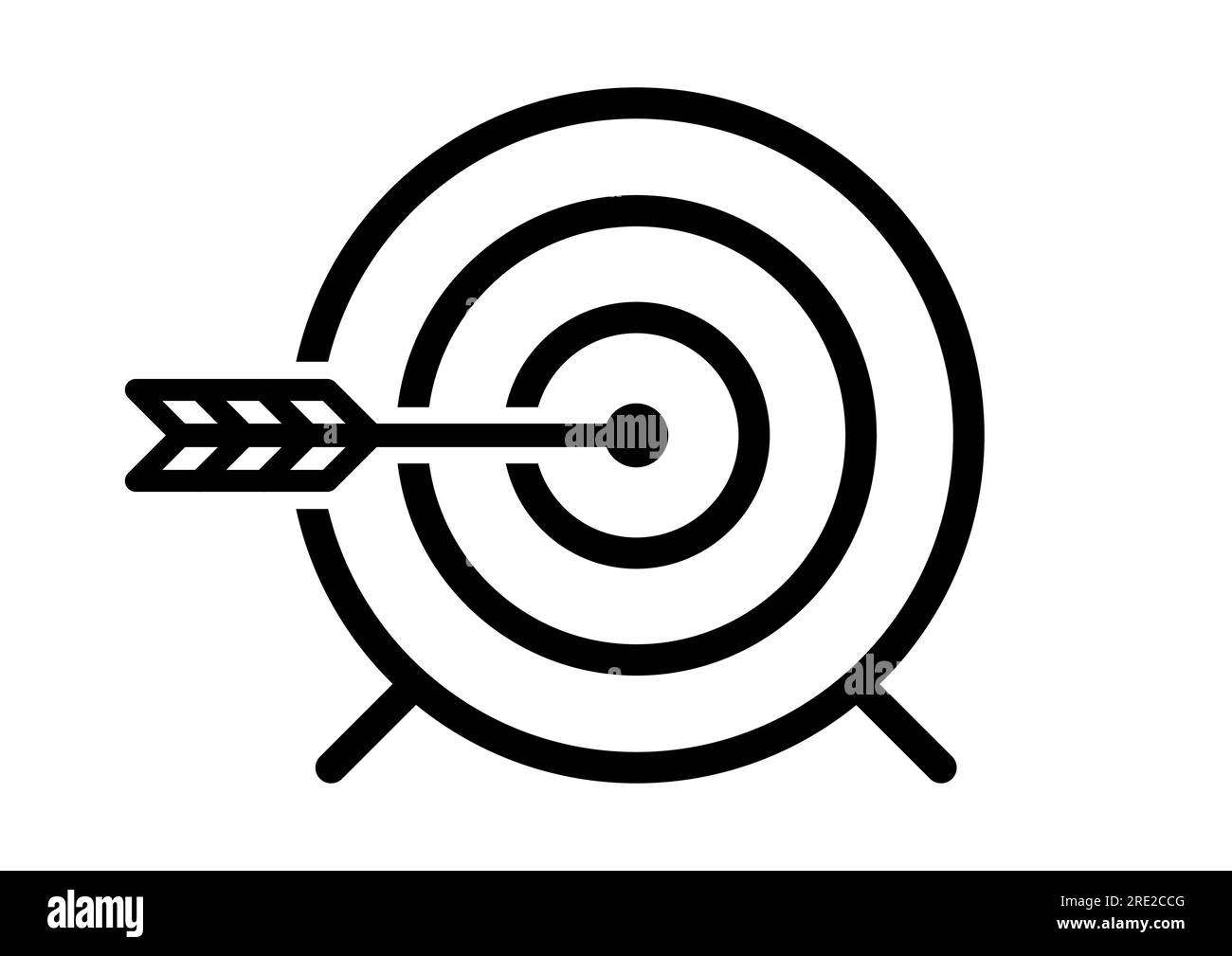 Target bullseye with arrow vector illustration icon targeting symbol ... Target bullseye with arrow vector illustration icon targeting symbol ...