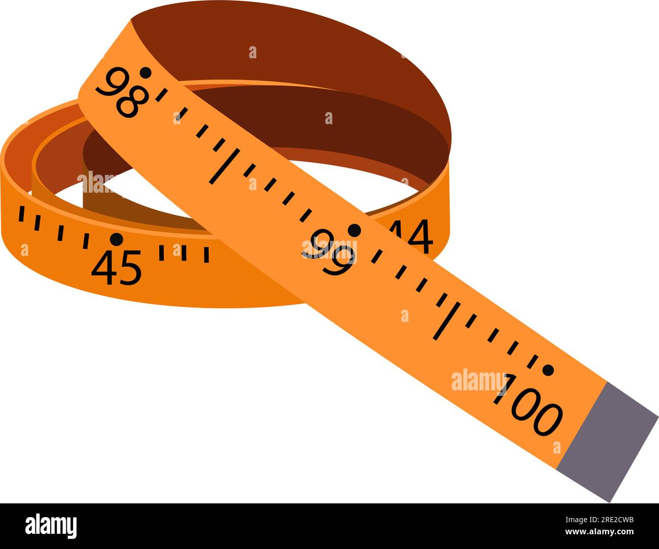 Realistic measuring tape hi-res stock photography and images - Alamy