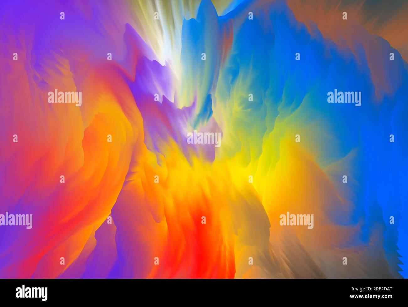 Magical world. Colorful abstract fantasy background, surreal dreamy ...