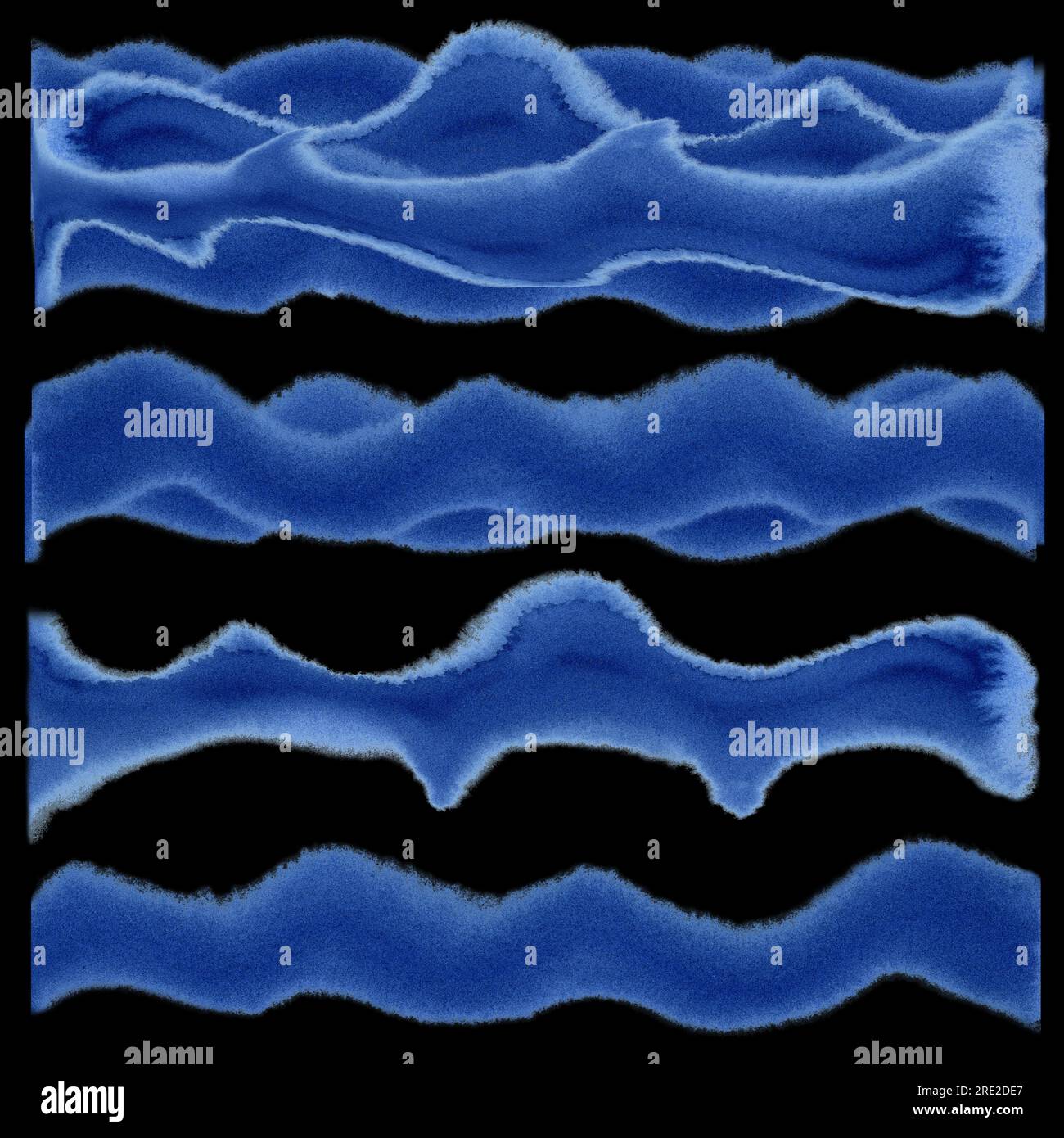 Abstract watercolor design elements to create a white and blue ...