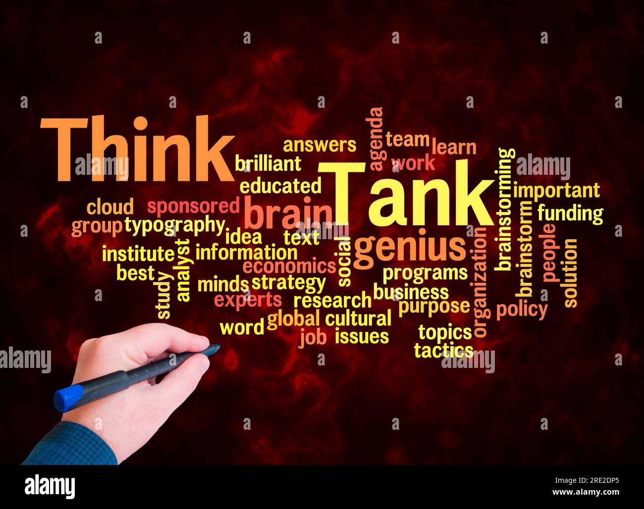 Word Cloud with THINK TANK concept create with text only Stock Photo ...