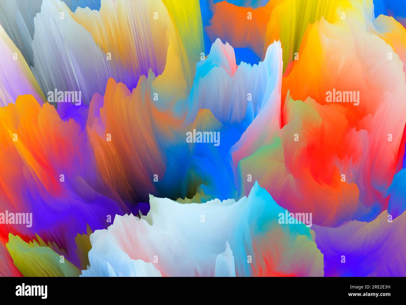 Magical world. Colorful abstract fantasy background, surreal dreamy ...