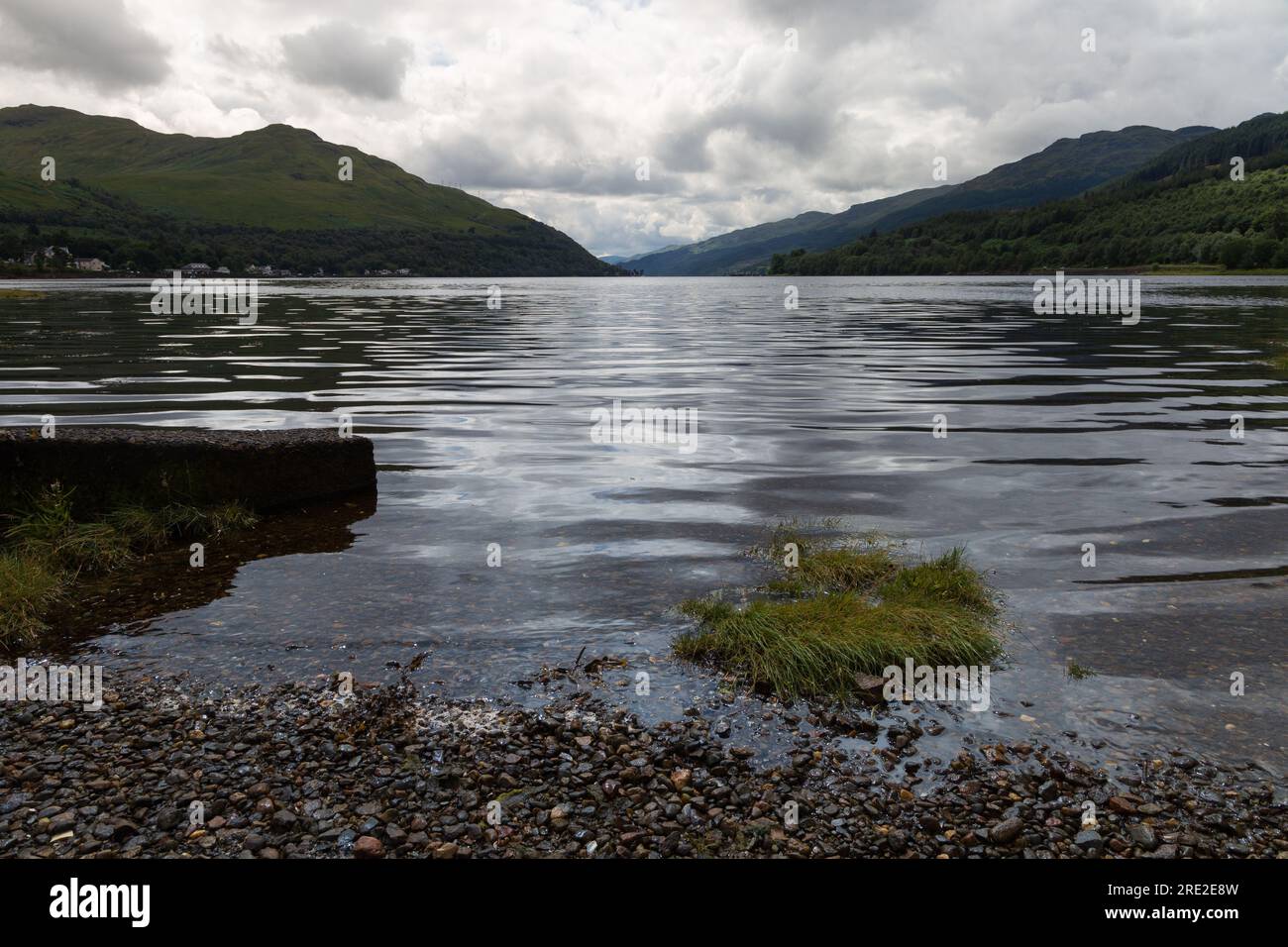 Scottish Loch, Loch Long Stock Photo - Alamy