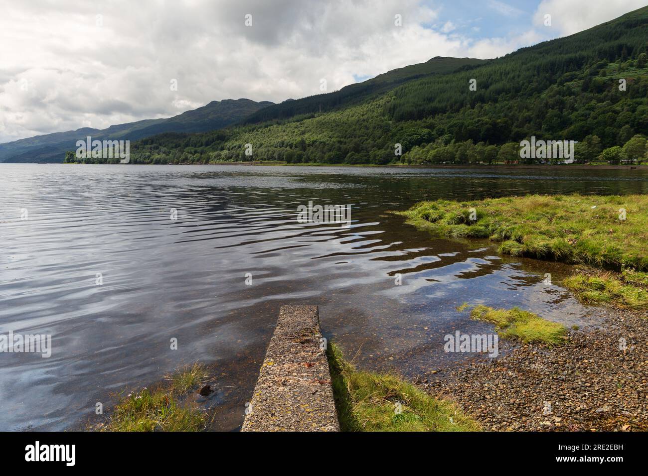 Scottish Loch, Loch Long Stock Photo - Alamy