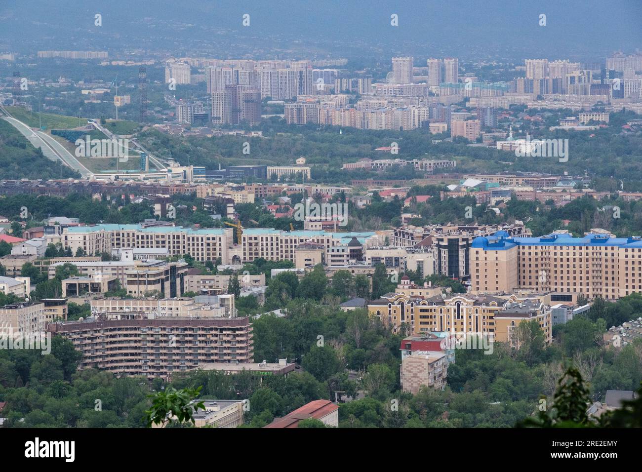 Almaty, Kazakhstan View from Kok-Tobe Park Stock Photo - Alamy