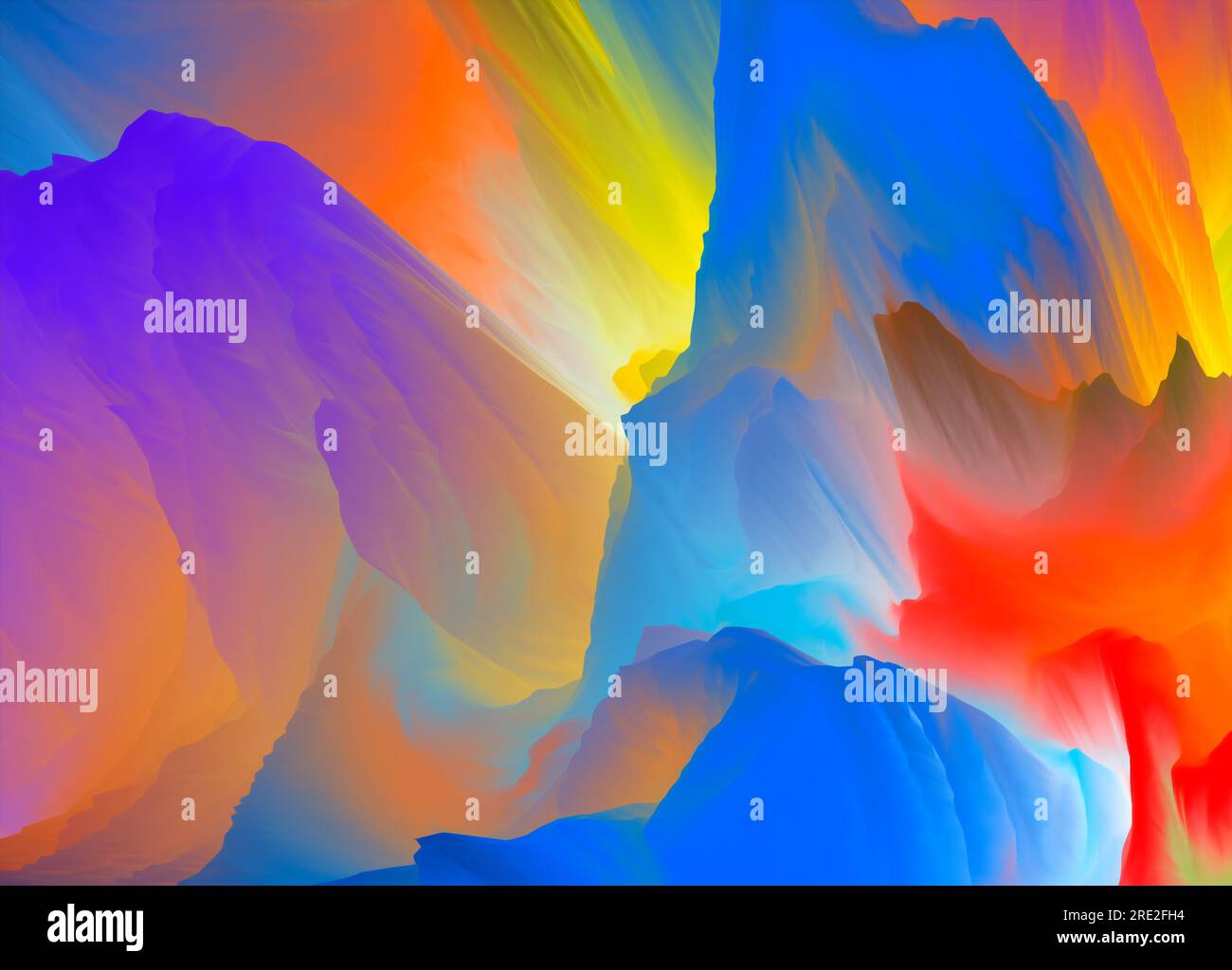 Magical world. Colorful abstract fantasy background, surreal dreamy ...