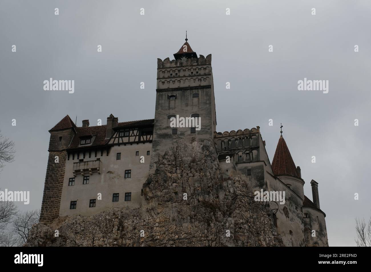 Majestic castle perched atop hi-res stock photography and images - Alamy
