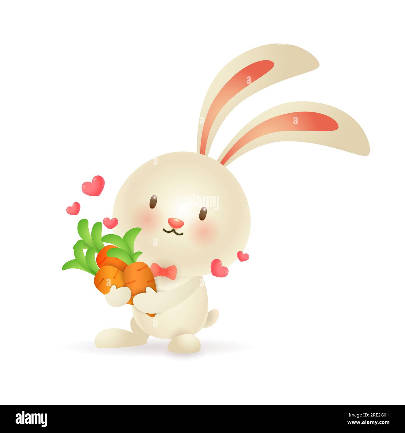Pet hare carrots carrot Stock Vector Images - Alamy