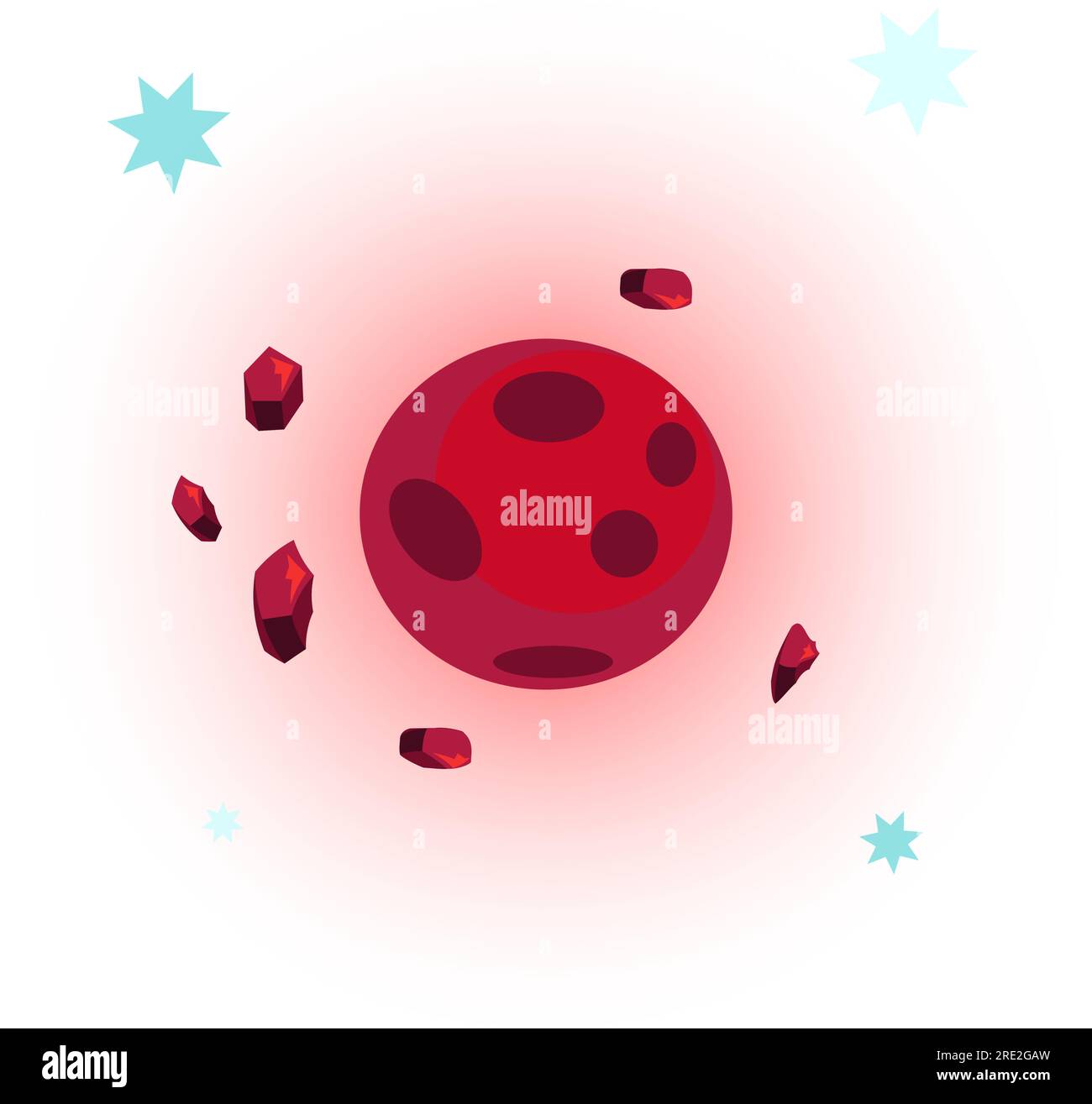 Planet alien base surface Stock Vector Images - Alamy
