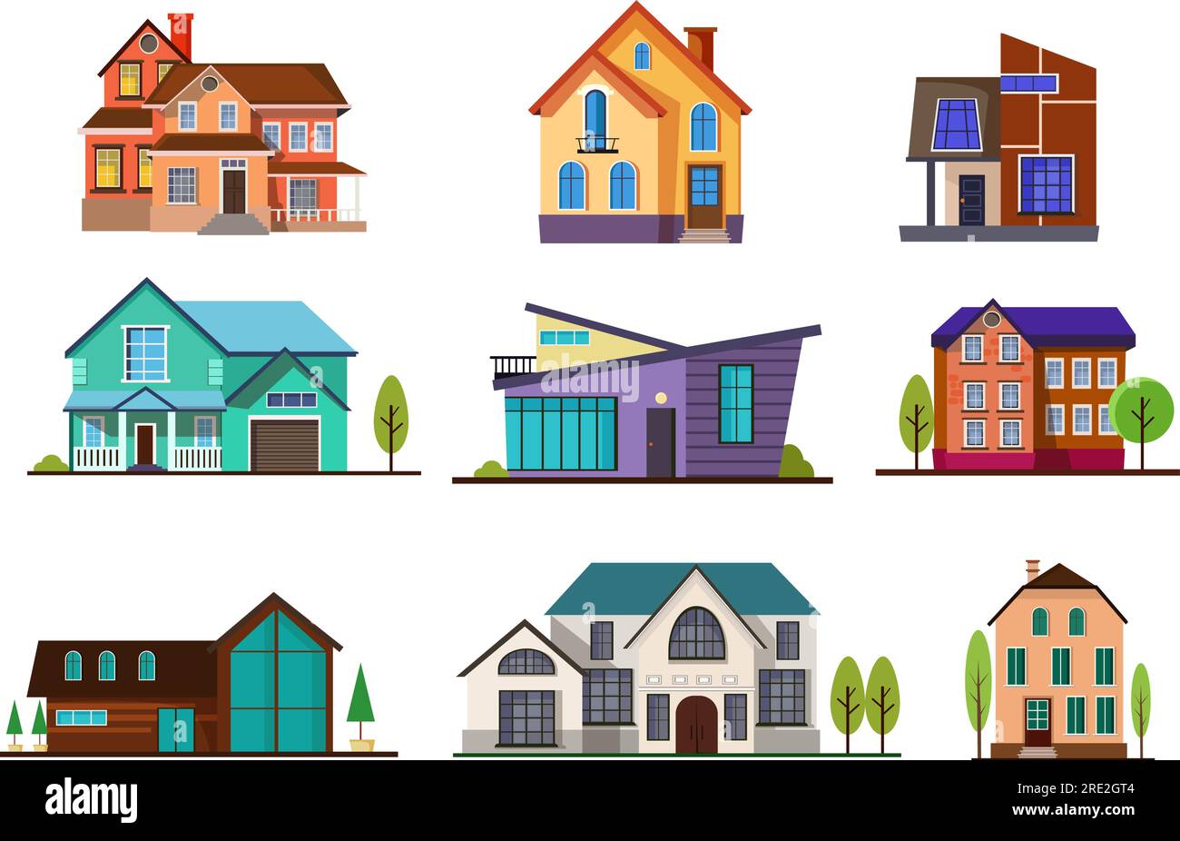 Houses layout Stock Vector Images - Alamy