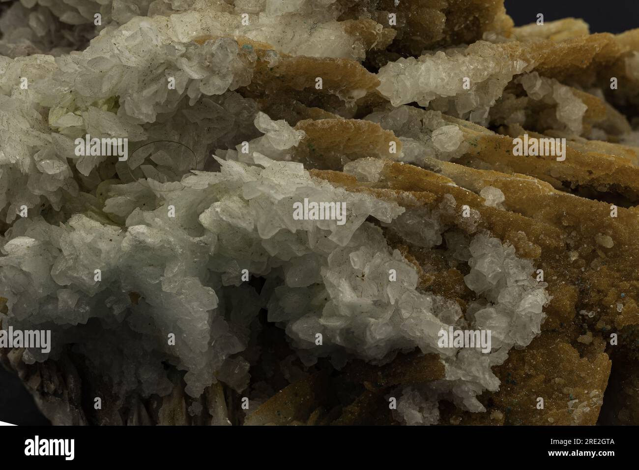Barite mineral specimen. Rock sample, mineral collection Stock Photo ...