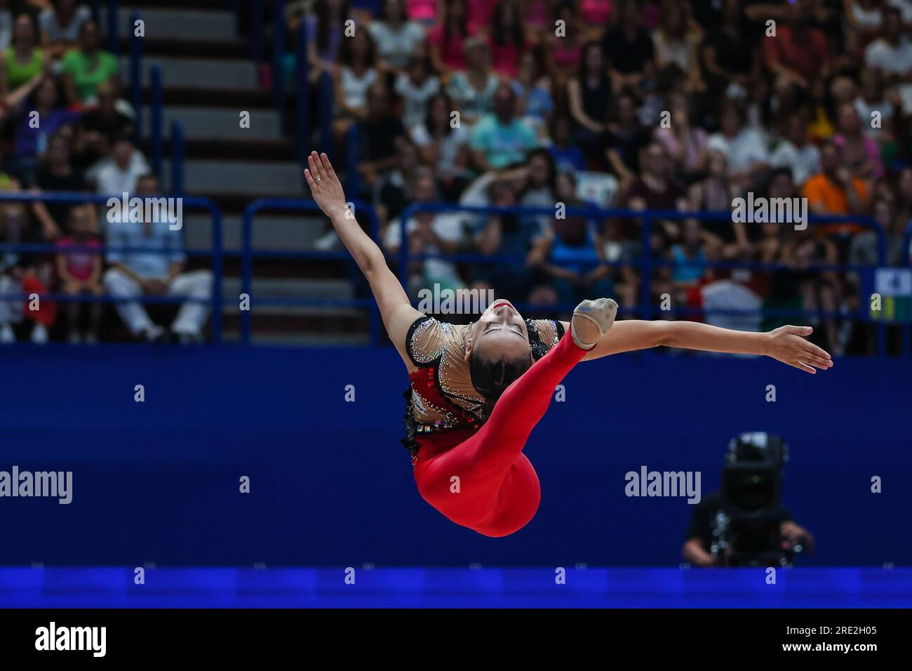 Milan, Italy. 23rd July, 2023. Bautista Alba (ESP) performs during the ...
