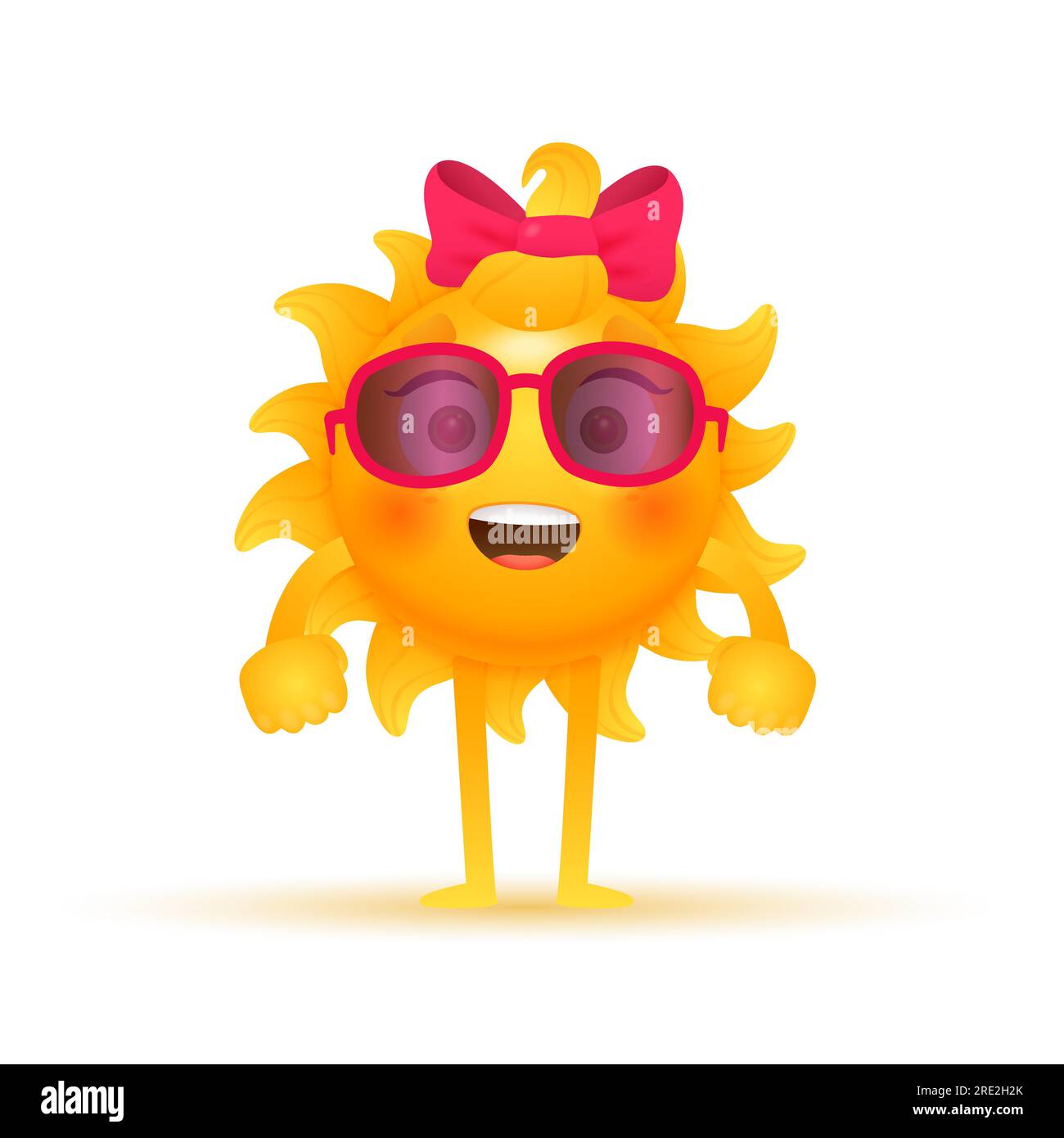 Lady in sun Stock Vector Images - Alamy