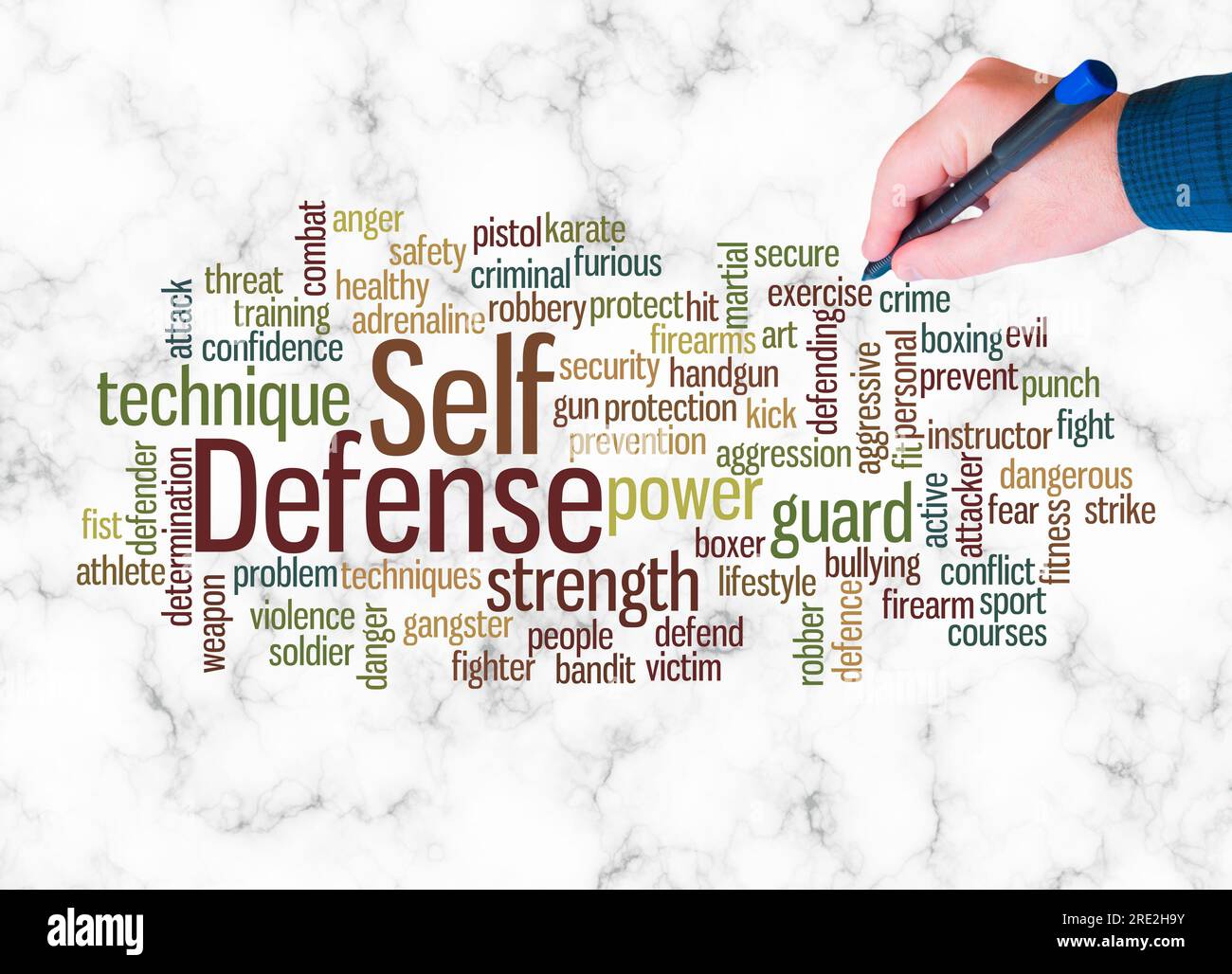 Word Cloud with SELF DEFENSE concept create with text only Stock Photo ...