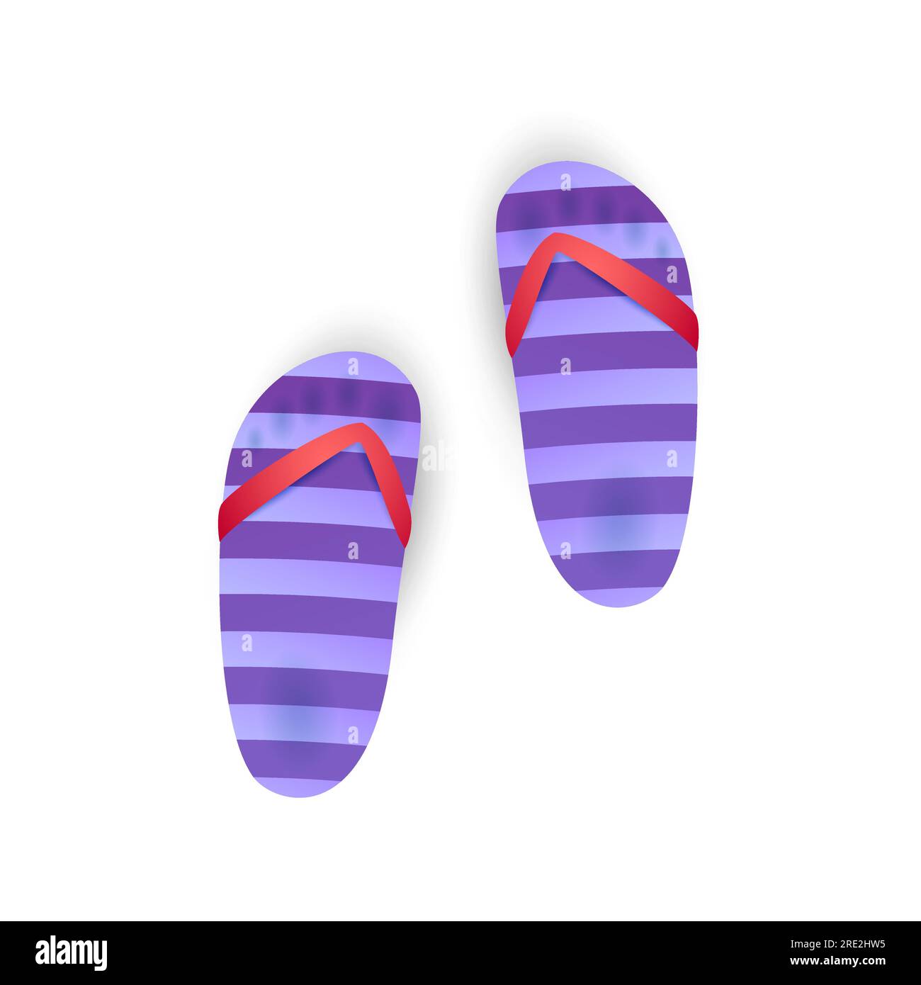 Flip flops nobody Stock Vector Images - Alamy