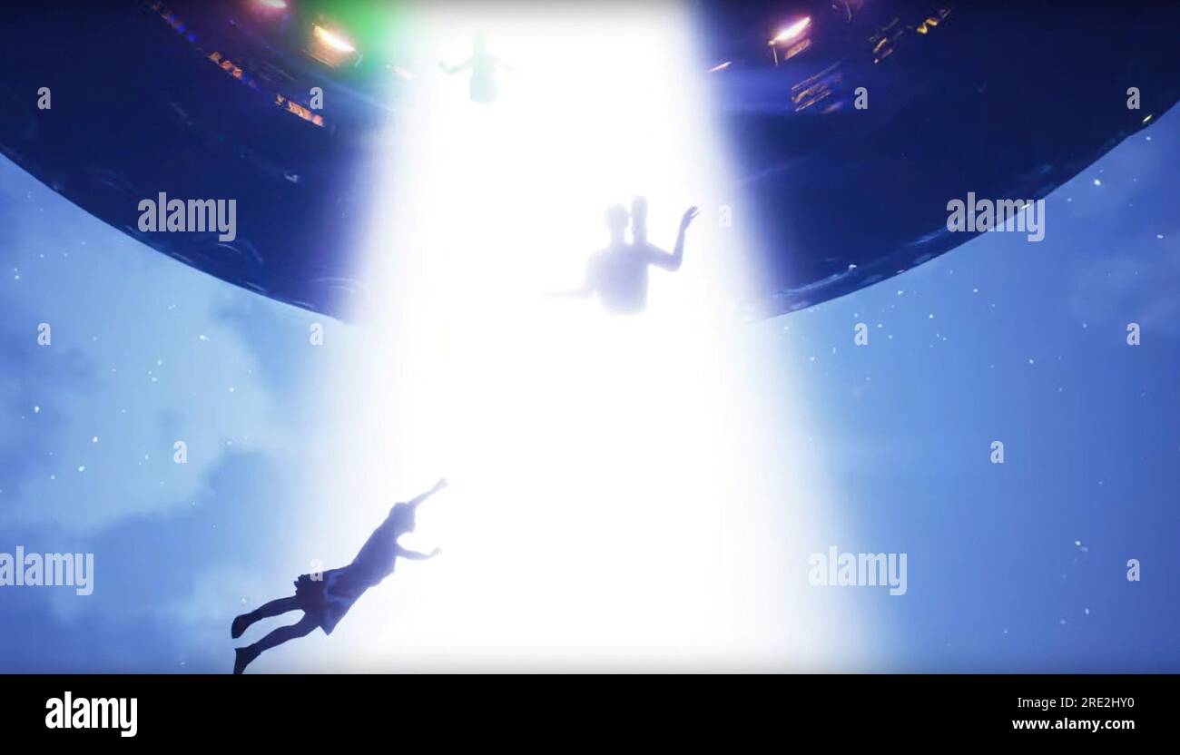 ALIENS UNCOVERED: THE GOLDEN RECORD, enactment of UFO, 2023. © Breaking ...