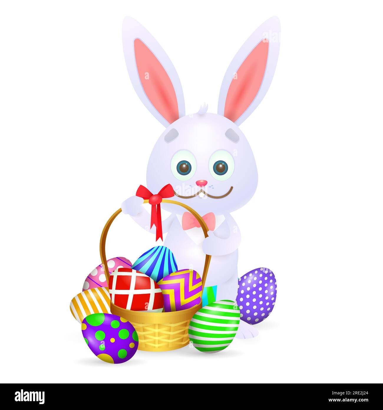 Cartoon bunny realistic Cut Out Stock Images & Pictures - Alamy