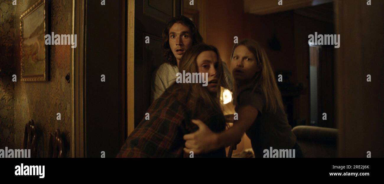 DARK WINDOWS, from left: Rory Alexander, Anna Bullard, Annie Hamilton ...