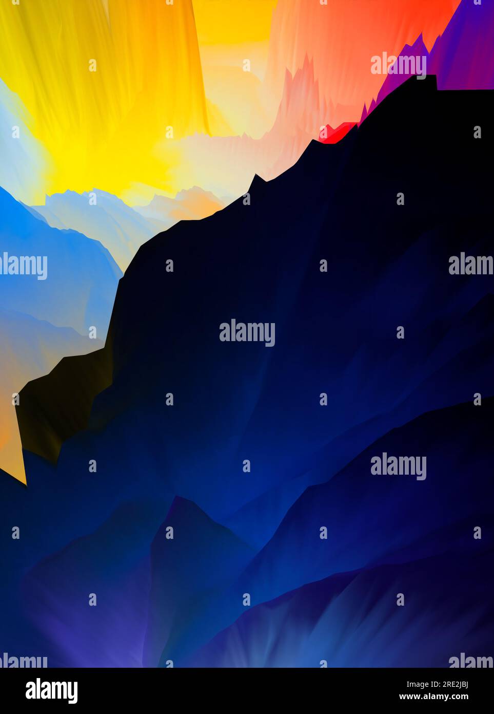 Magical world. Colorful abstract fantasy background, surreal dreamy ...