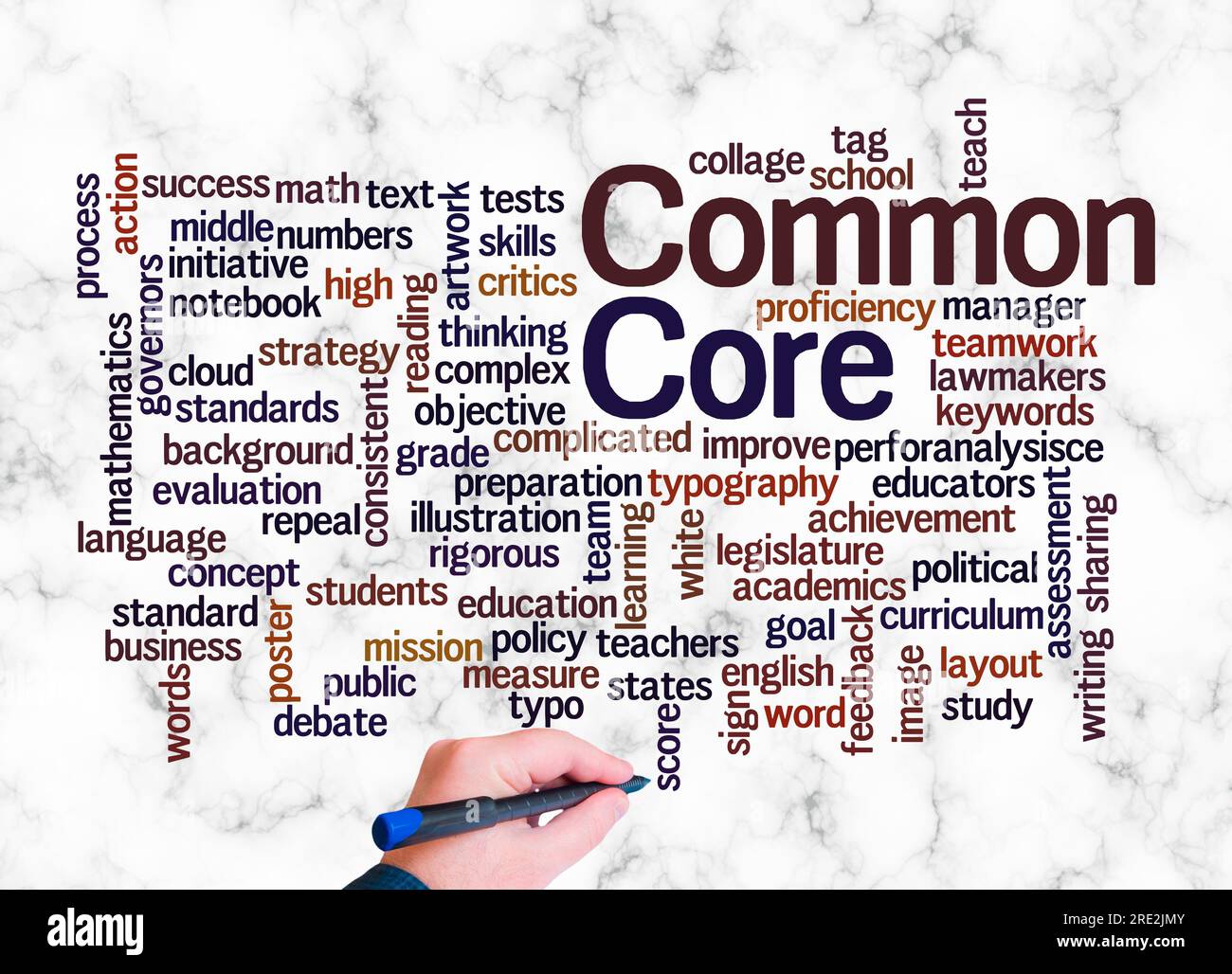 Word Cloud with COMMON CORE concept create with text only Stock Photo ...
