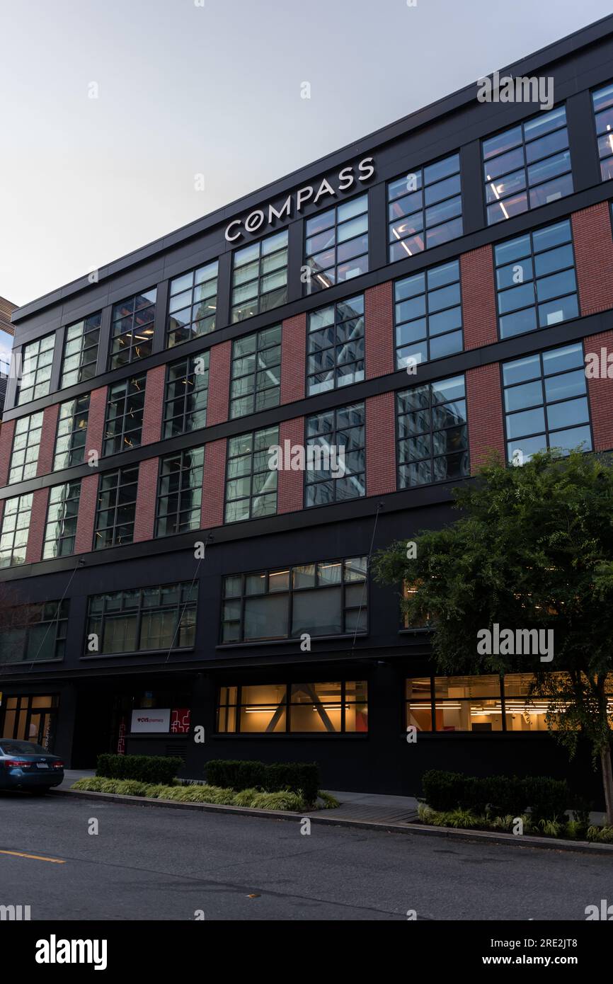 Seattle, USA. 20th July, 2023. Compass HQ in South Lake Union Stock ...