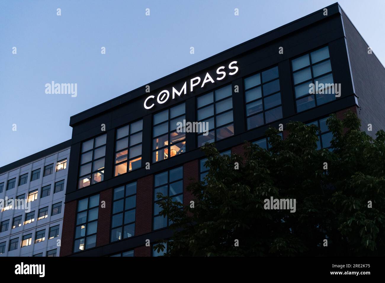 Seattle, USA. 20th July, 2023. Compass HQ in South Lake Union Stock ...