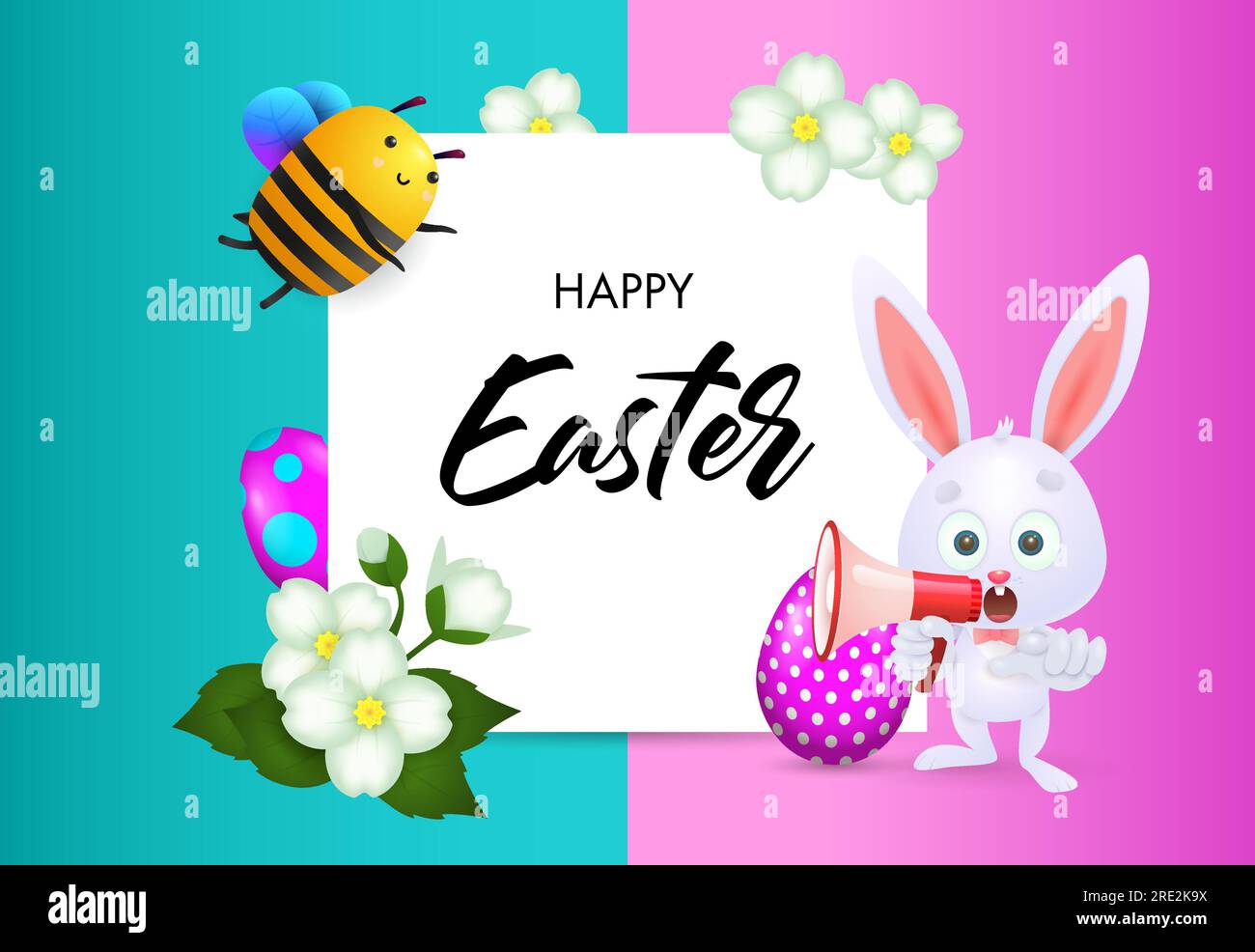 Purple flowers bee Stock Vector Images - Alamy