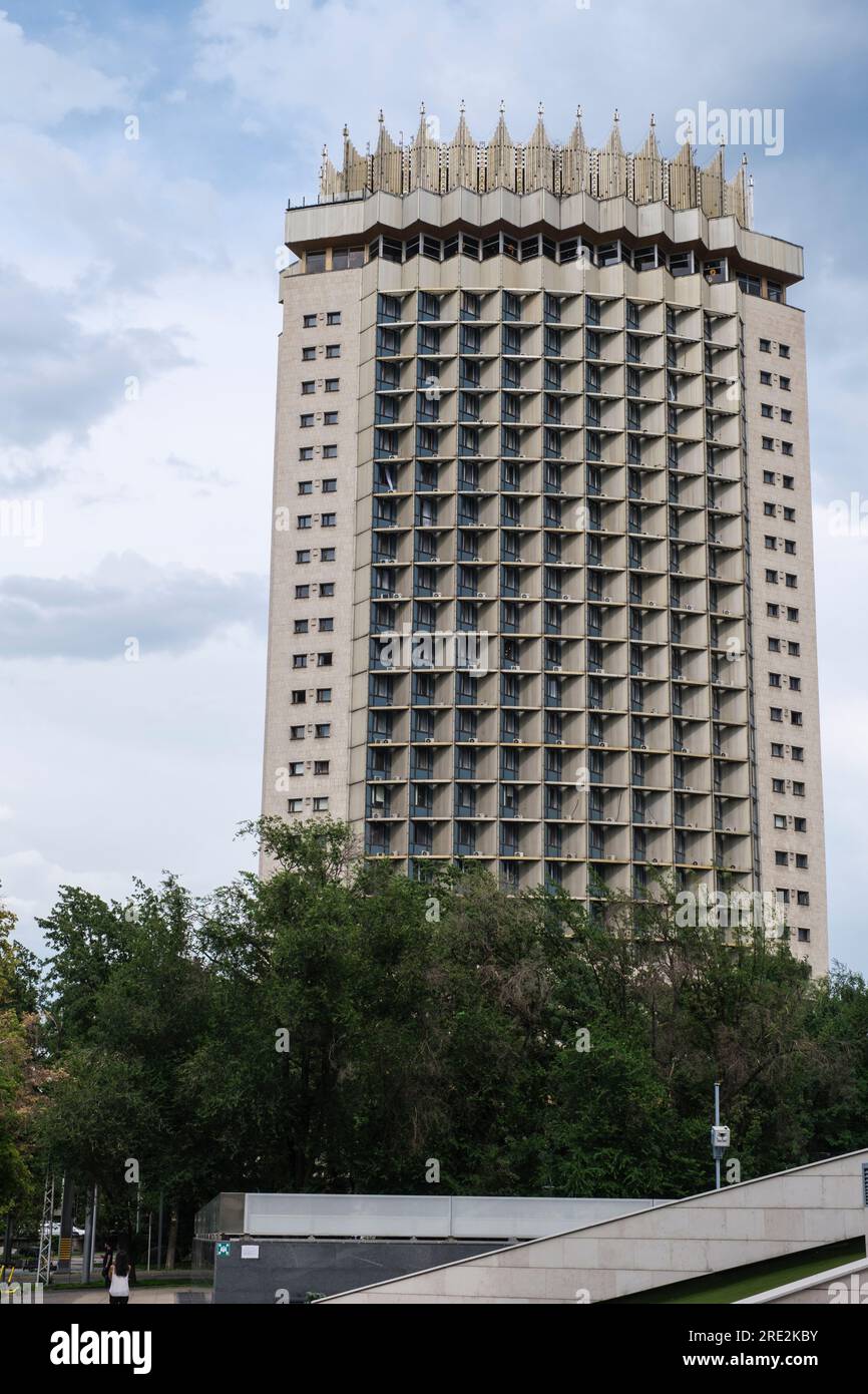 Kazakhstan, Almaty. Hotel Kazakhstan, Built 1977, 26 Floors, Third ...