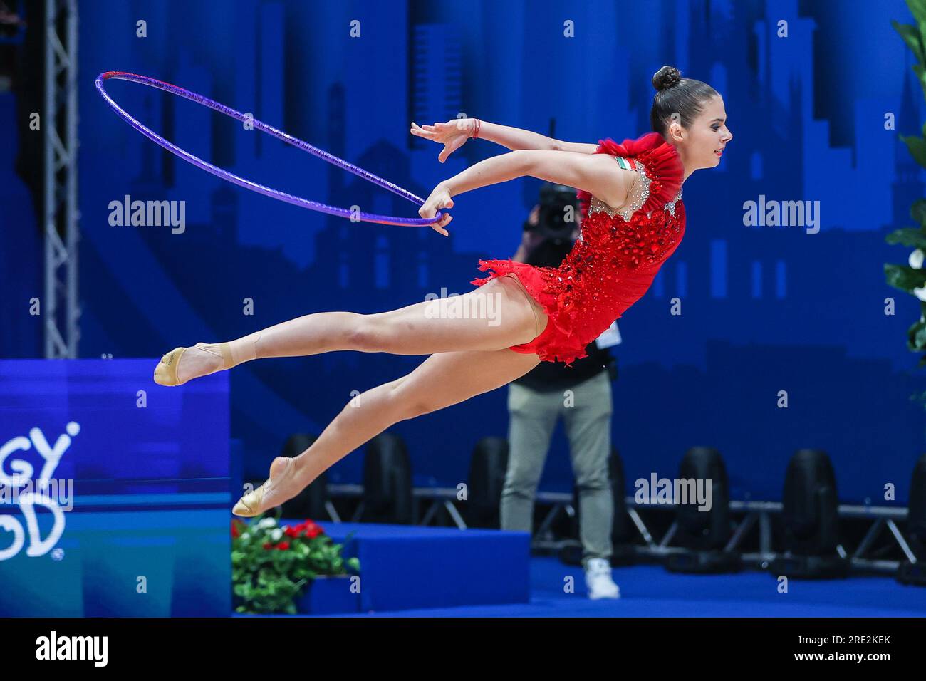 Milan, Italy. 23rd July, 2023. Pigniczki Fanni (HUN) performs during ...